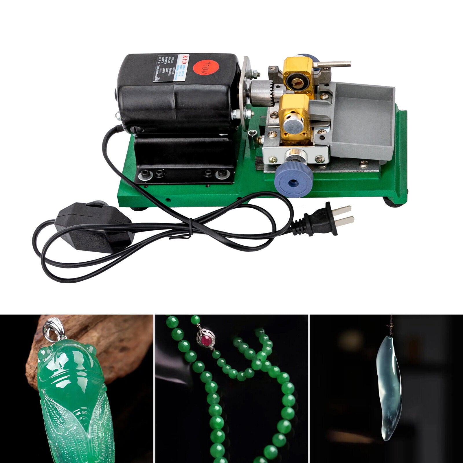 DENEST Jade Pearl Holing Machine Jewelry Drilling Lapidary Tool Puncher ...