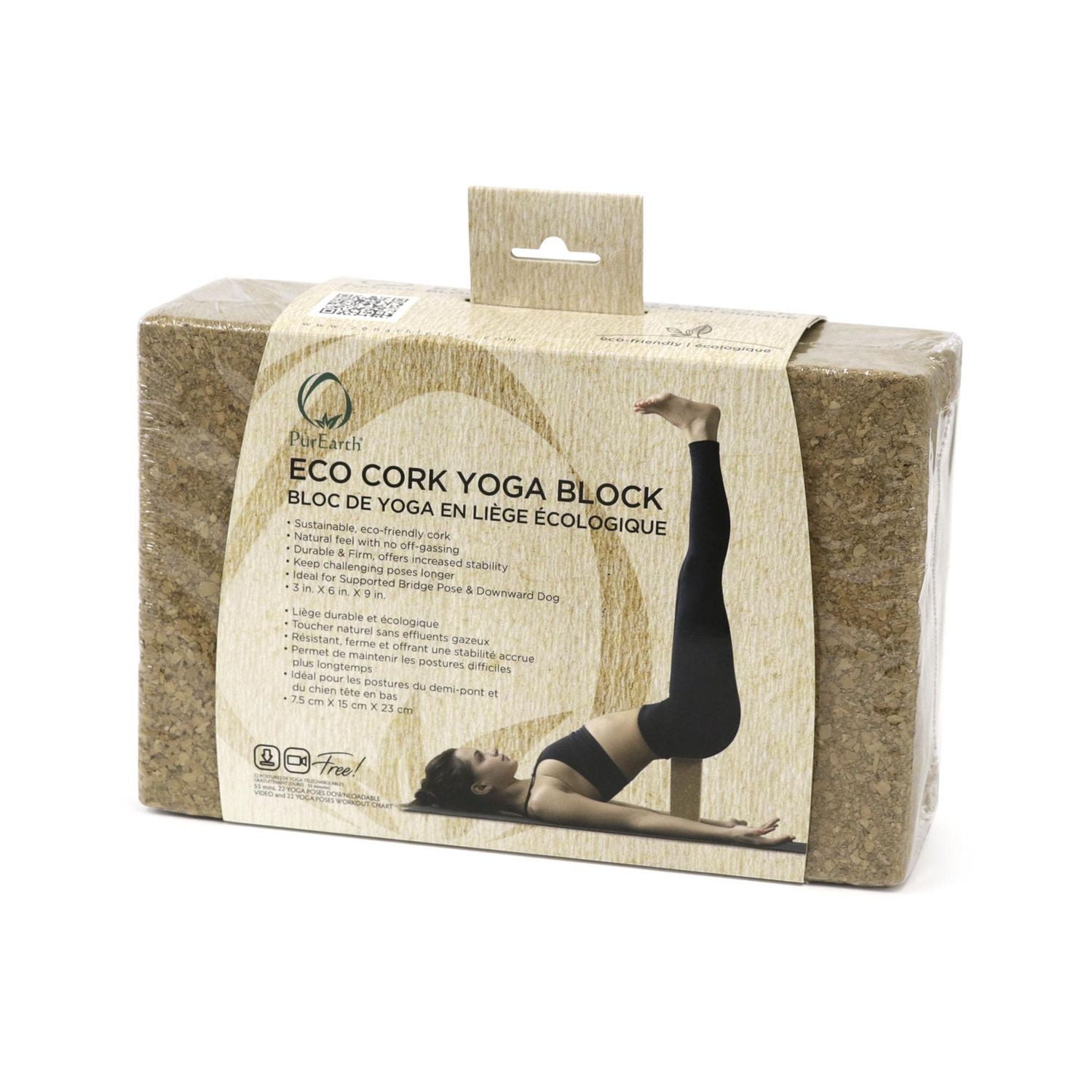 Click here for Purearth Eco Cork Yoga Block 3X 6X 9 prices