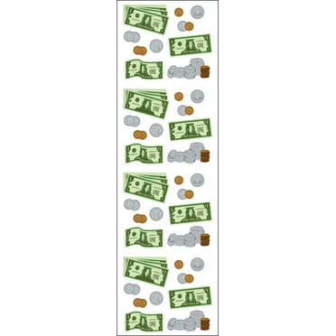 Dollar Sign Money 200 1/2" (0.5") Planner Calendar Scrapbooking ...