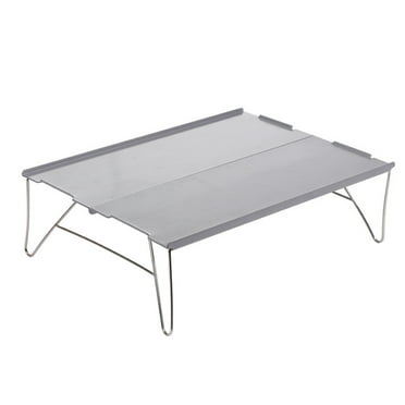 Folding Table Stainless Steel 24" X 60" X 30 5/8" With Undershelf ...