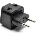 OREI 2 in 1 USA to Europe, Russia, UAE Adapter Plug (Type C) - 4 Pack ...