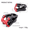 CXWXC 31.8 Bike Stem Short Mountain Road Bike Stem Aluminum Alloy ...