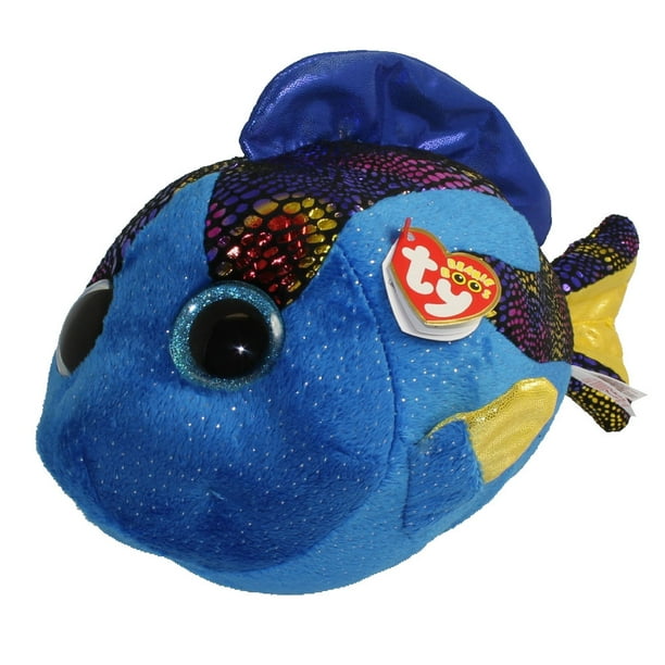 TY Beanie Boos - AQUA the Fish (Glitter Eyes) (Medium Size - 9 inch ...