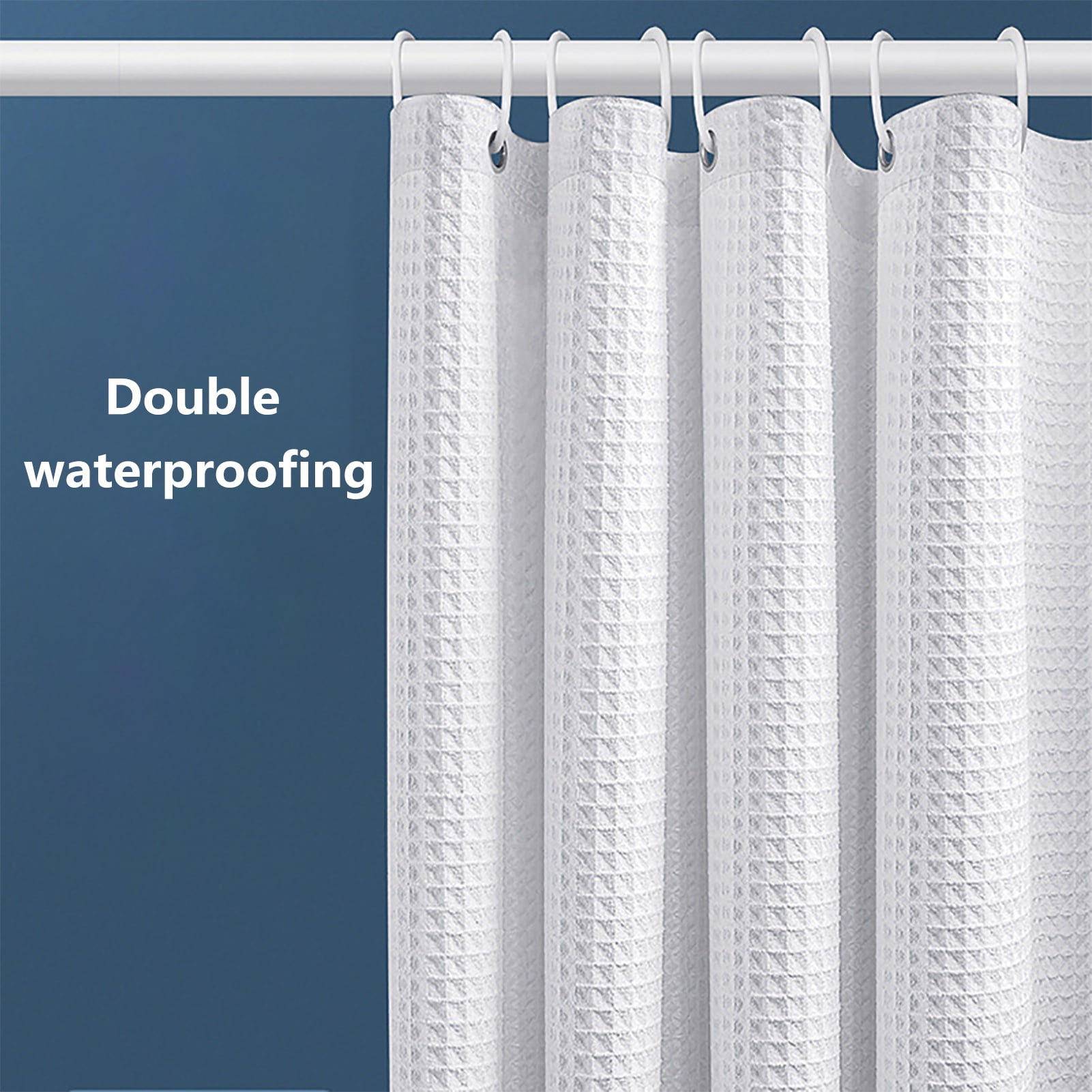 Click here for Flmtop Waffle Design Shower Curtain Liner Elegant... prices