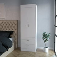 Rustic Two Tone Computer Armoire Desk - Walmart.com