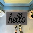 EcoVerve Hello Sign Doormat Welcome Mat Funny Cute Doormat Door Mat ...