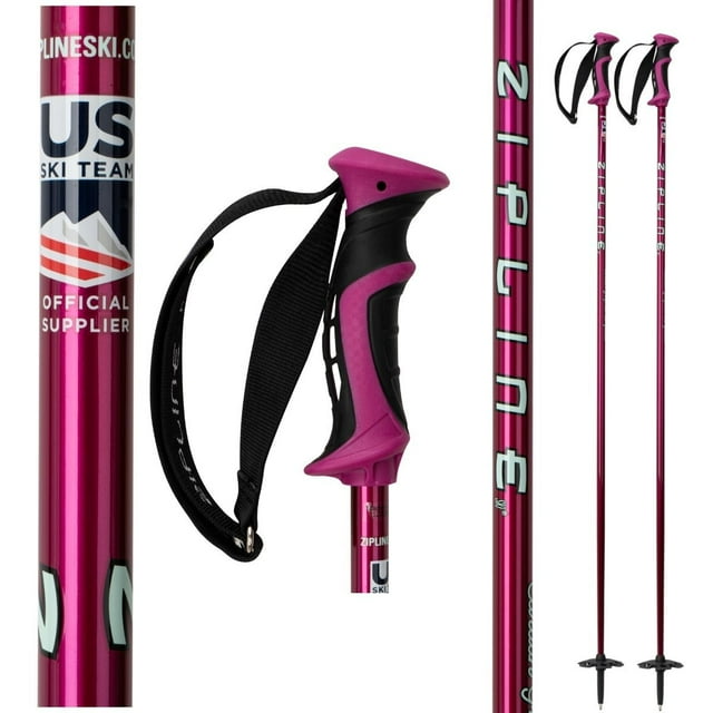 Zipline Blurr 16.0 Graphite Composite Ski Poles - Walmart.com