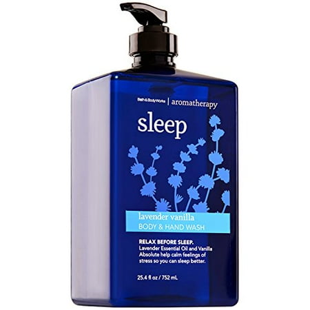 Bath & Body Works Lavender Vanilla Aromatherapy Sleep Body & Hand Wash ...