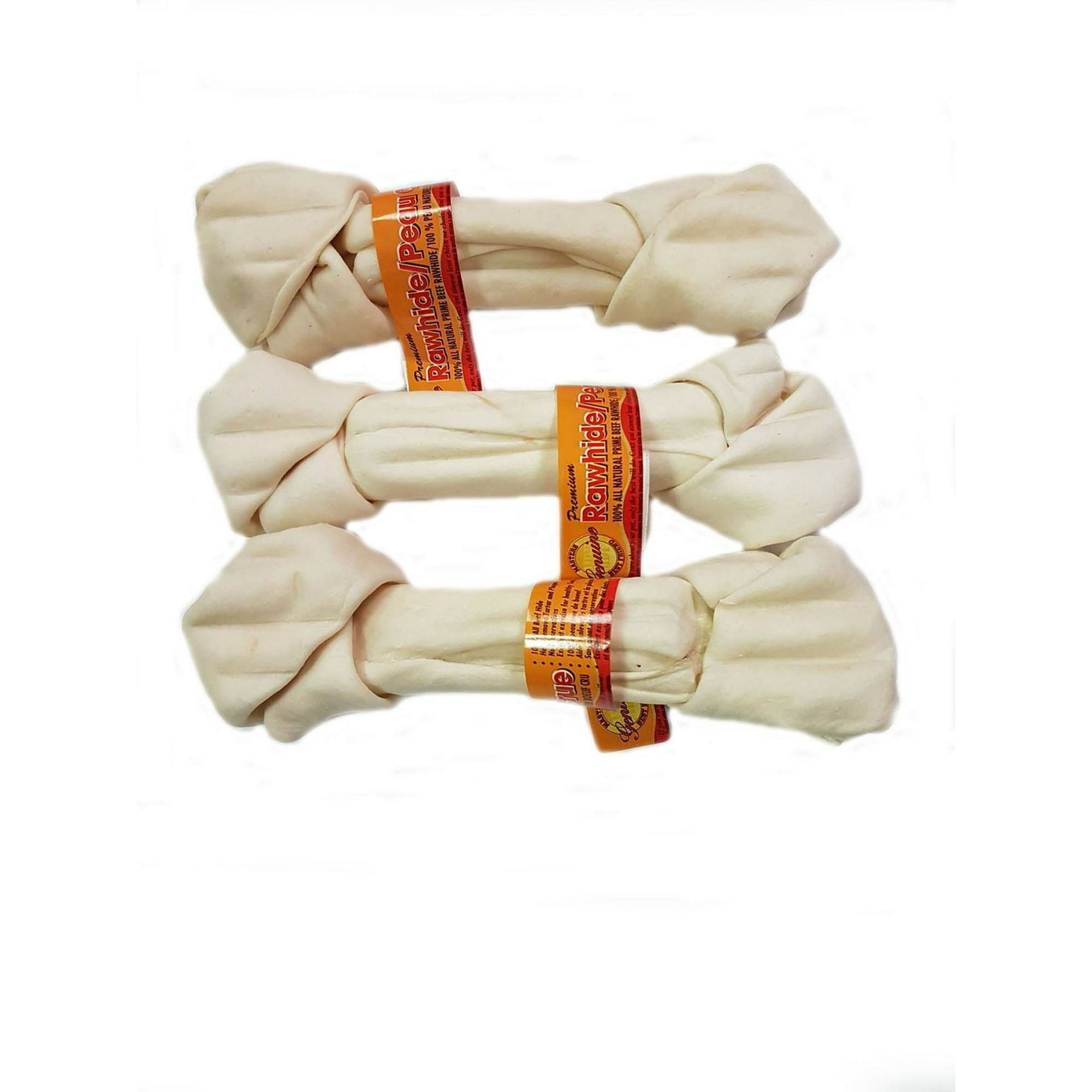 Click here for Masters Best Friend 8-9 Inch White Rawhide Bone 3... prices