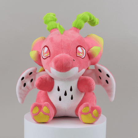 25cm Dragon Fruit Plush Toy Kawaii Dragon Fruit Cute Dinosaur Plush Toy ...