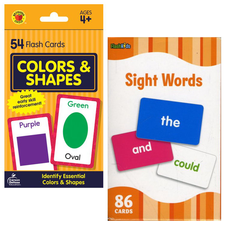 Flash Card Set: Brighter Child Flash Cards: Colors and Shapes Flash ...