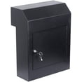 POCHAR Mailbox Slot Drop Box for Mail Delivery, Key Return, Deposit ...