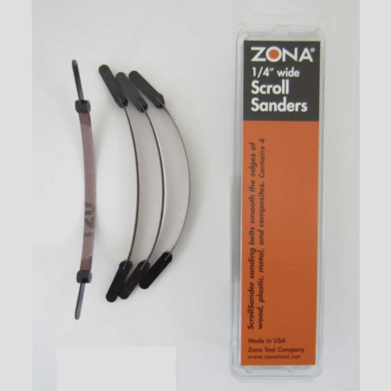 Scroll Sanders 120 Grit .25in Wide Zona Tools - Walmart.com