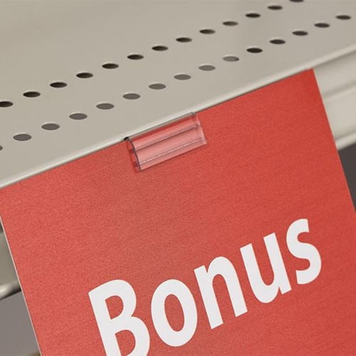 Gondola Shelving Ticket Channel Sign Holder, Clip on Sign Clip Grip for ...