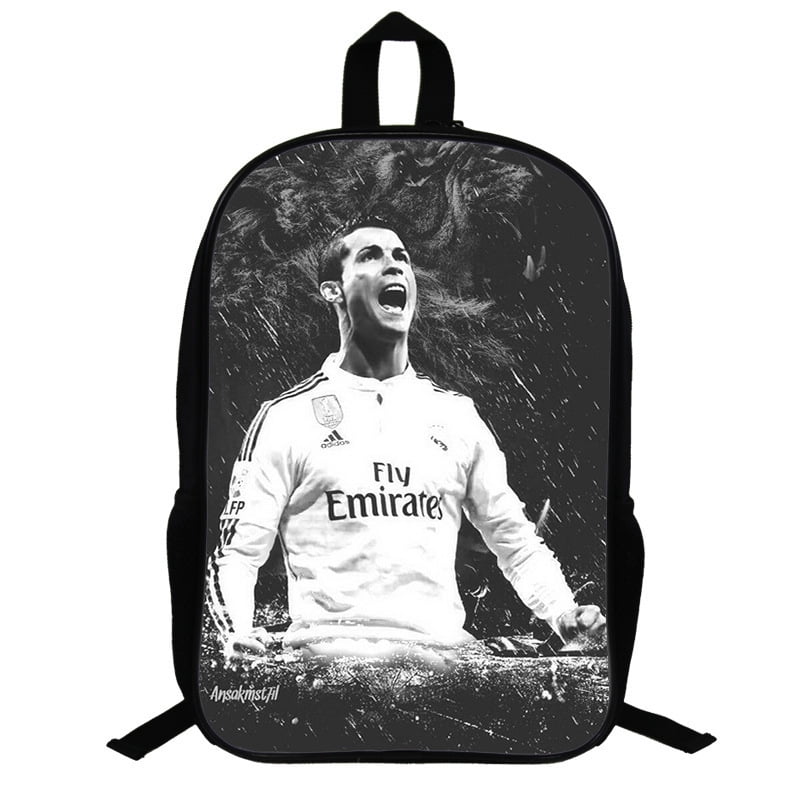 Click here for Football Ronaldo Backpack  Student School Bag  17... prices