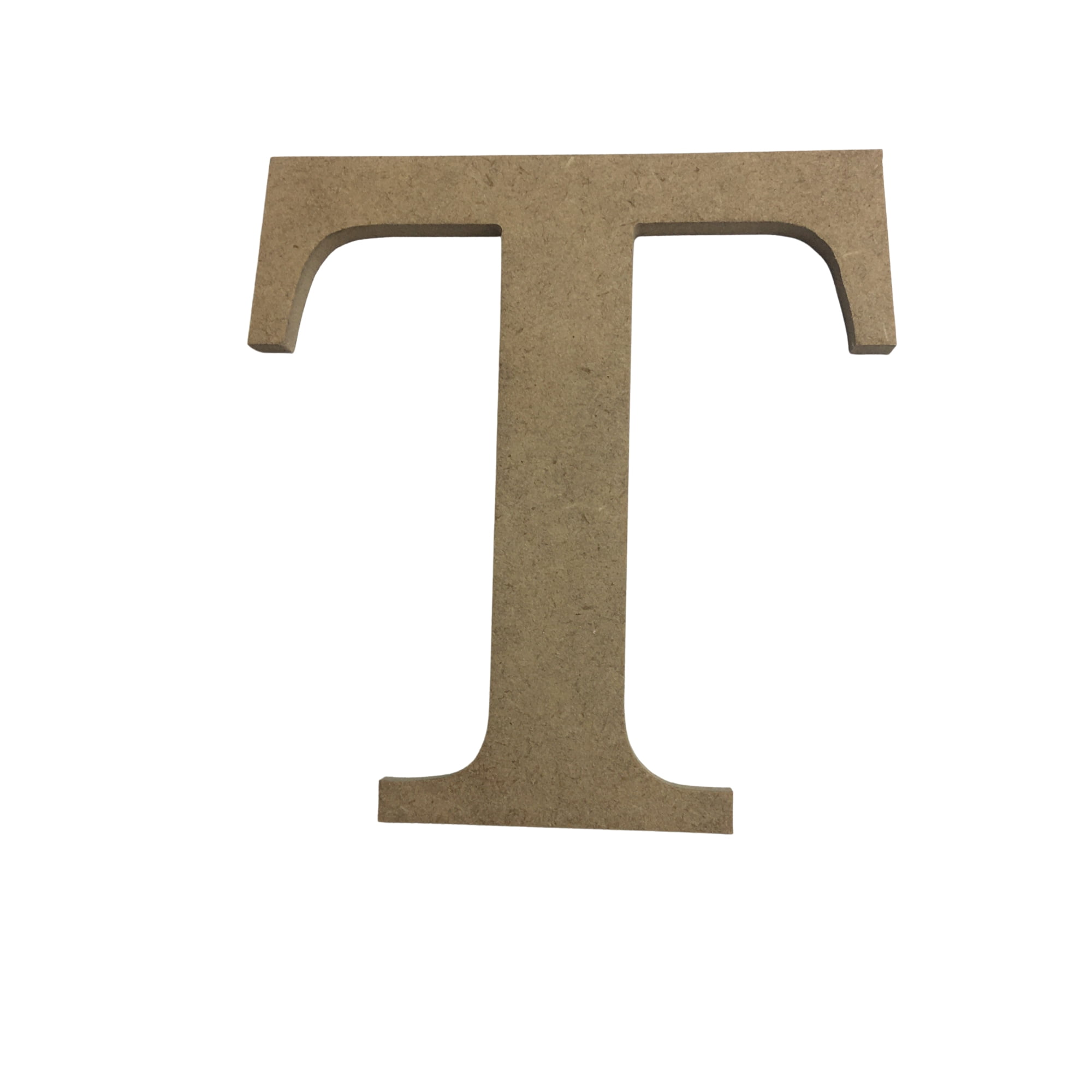 Wooden Letter Unfinished, Times Font, Craft Cutout - Walmart.com