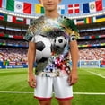 Big Boys Performance Shirts Graphic Tee Short Sleeve Athletic Sporty ...