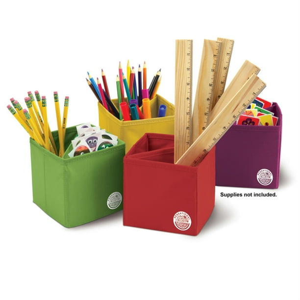 Sensational Classroom Essential Collapsible Storage Boxes, Set of 4 ...