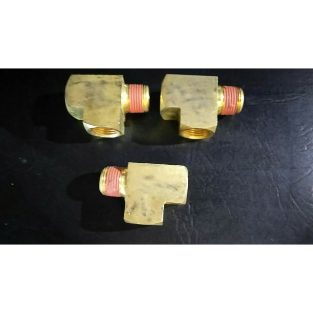 3-Eaton Weatherhead 3750X8 Brass CA360 Fitting, Street Tee, 1/2 ...