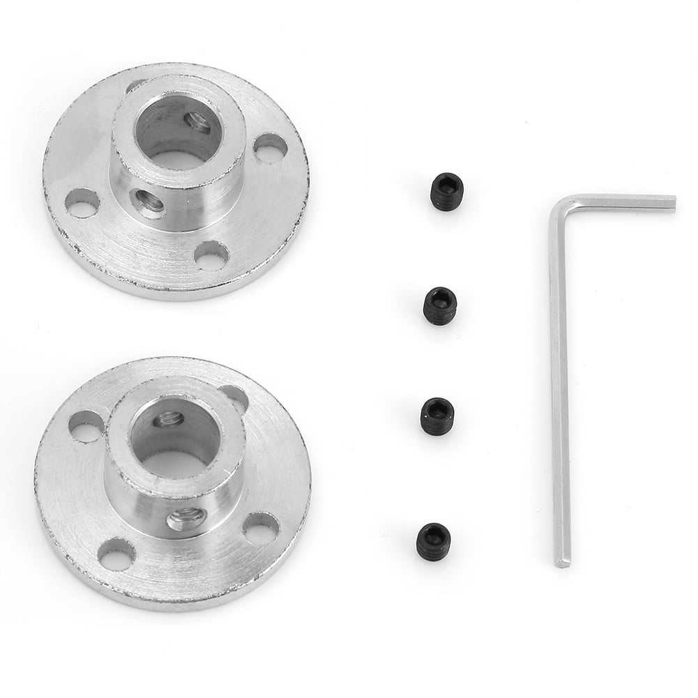 Acoplador de guía del motor, 2 piezas M4 Brida rígida Acoplador del eje del motor Conector de ...