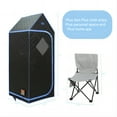 "KUUFER Large 77""H Full Body Indoor Sauna, Gothic Roof, Far Infrared ...