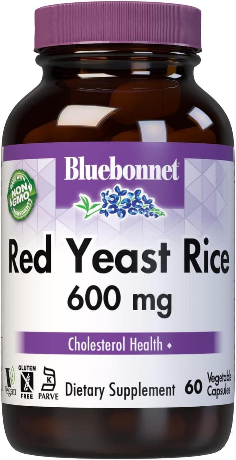 BlueBonnet Red Yeast Rice Supplement, 60 Count BlueBonnet 1 | Walmart ...