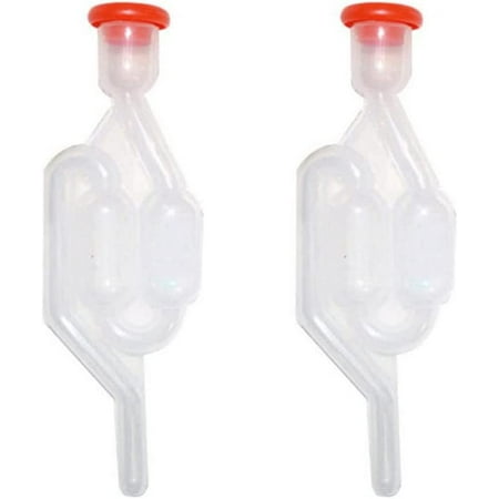 SHARKDOOK Fermentation Plug, 2 Pcs Plastic Fermentation Tubes, One Way ...