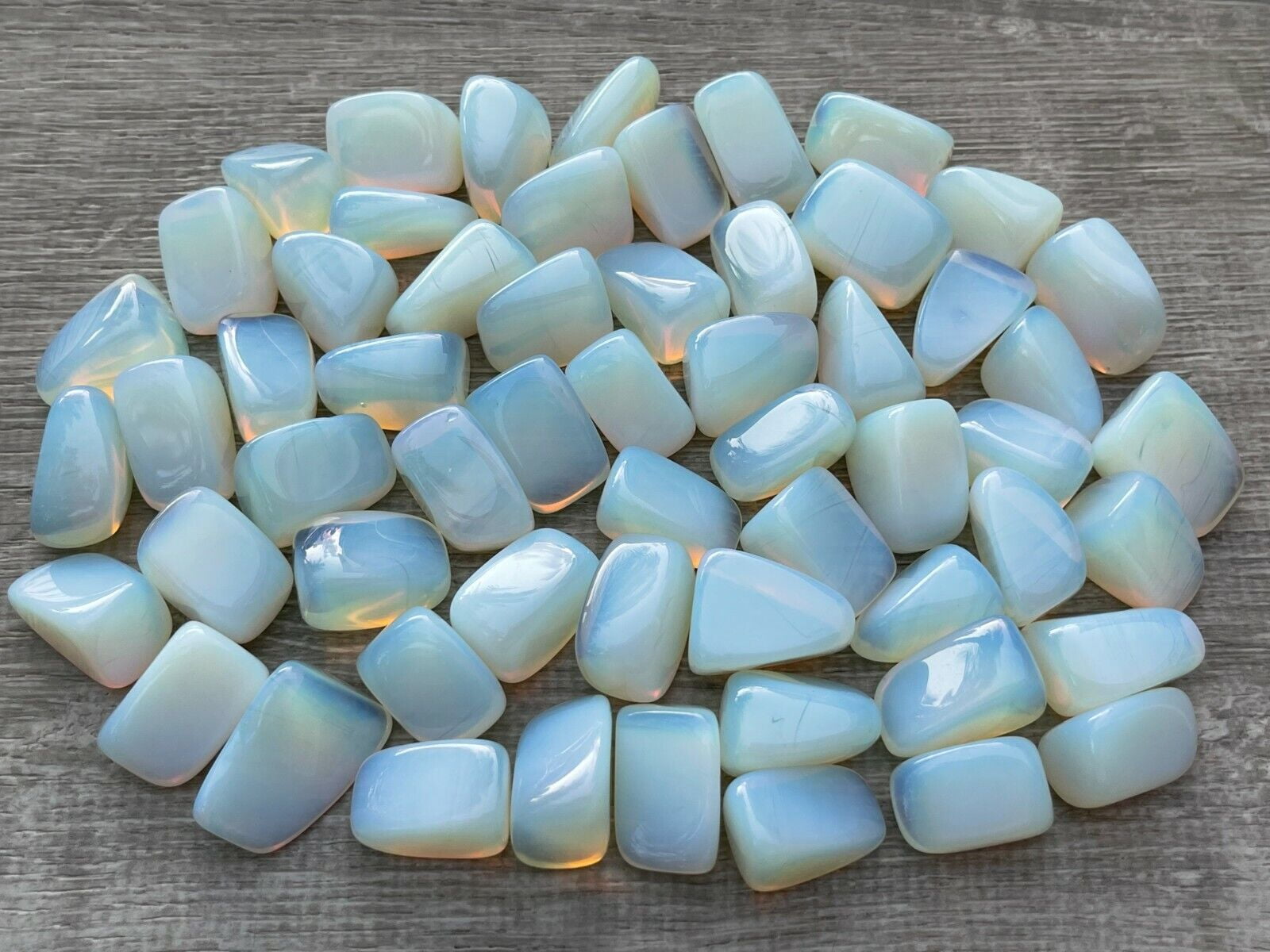 Opalite Tumbled Stones, 0.85-1.25 Inches Tumbled Opalite - Walmart.com