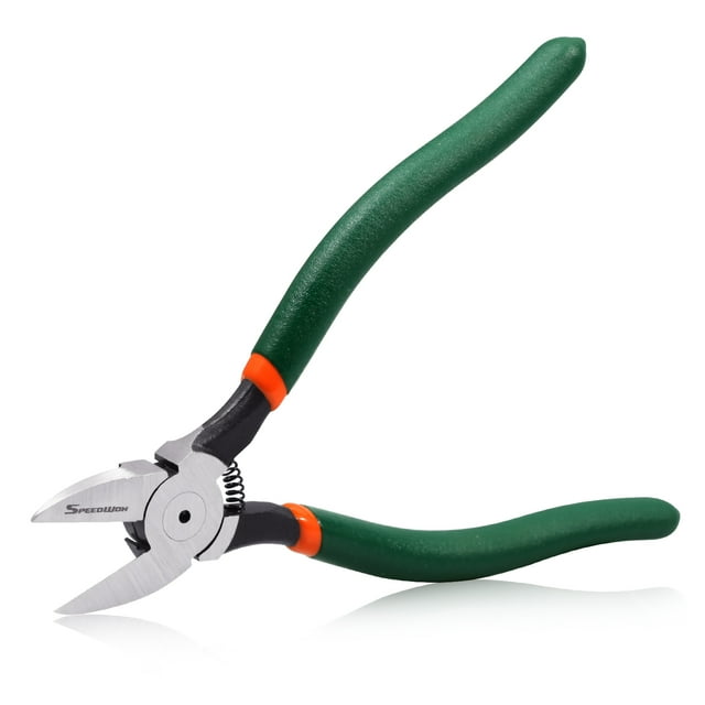 SPEEDWOX Side Cutters 7 Inch Wire Flush Cutters Angled Wire Cutting ...