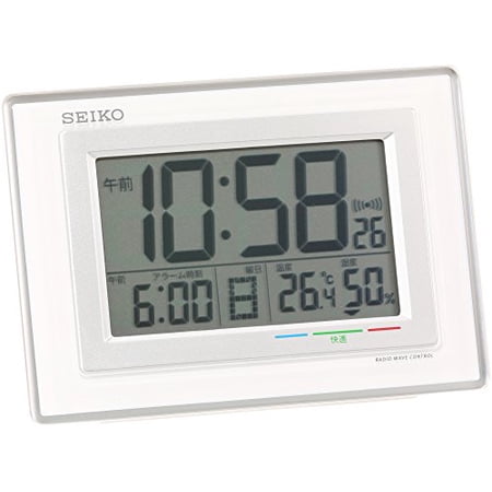 Seiko Clock Alarm Clock Radio Digital Calendar Comfortability ...
