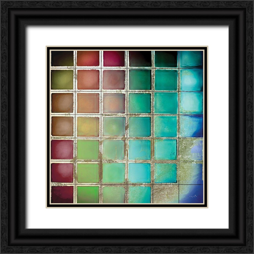 Sophie 6 26x26 Black Ornate Wood Framed with Double Matting Museum Art ...