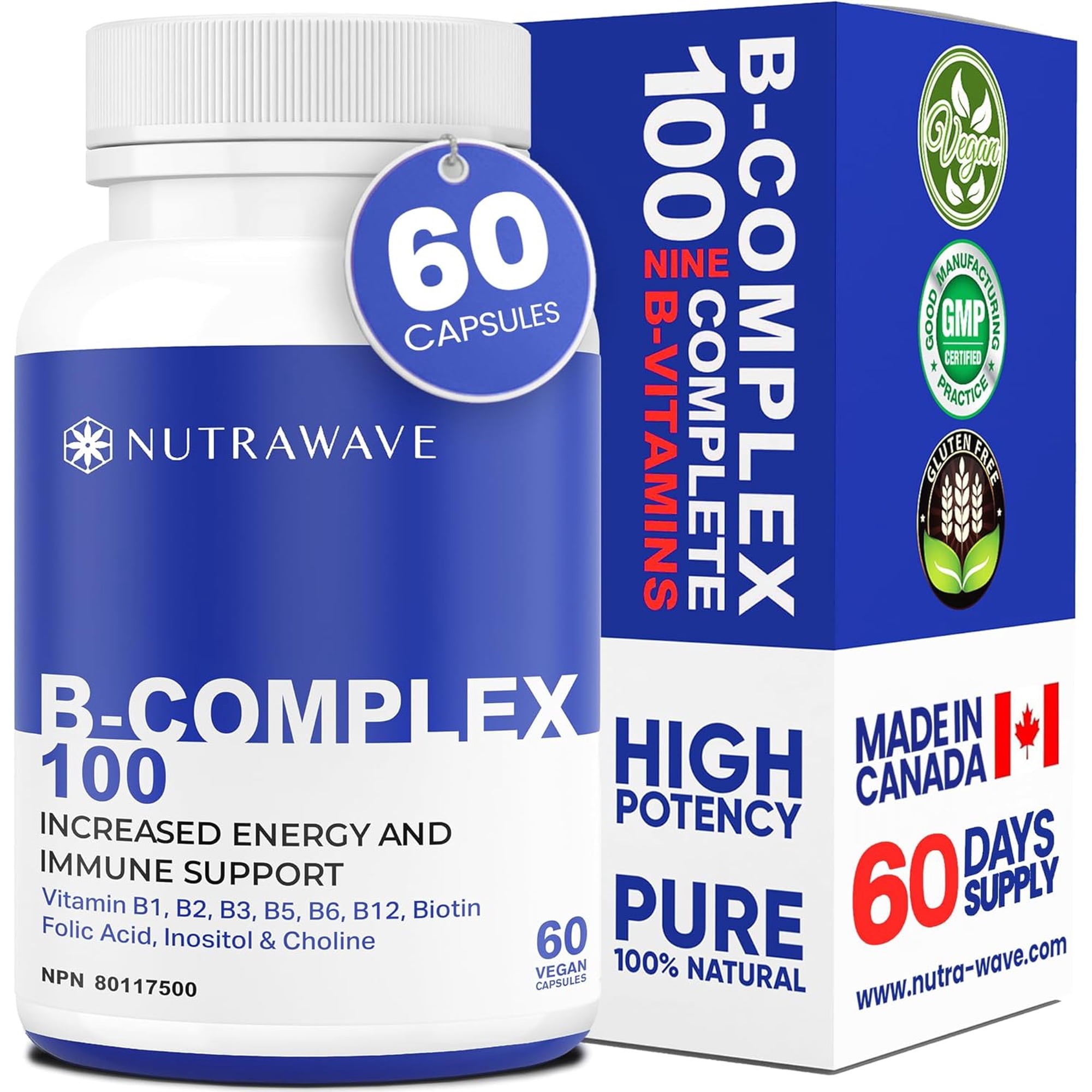 Click here for Nutrawave B-Complex High Potency Supplement  B Vit... prices