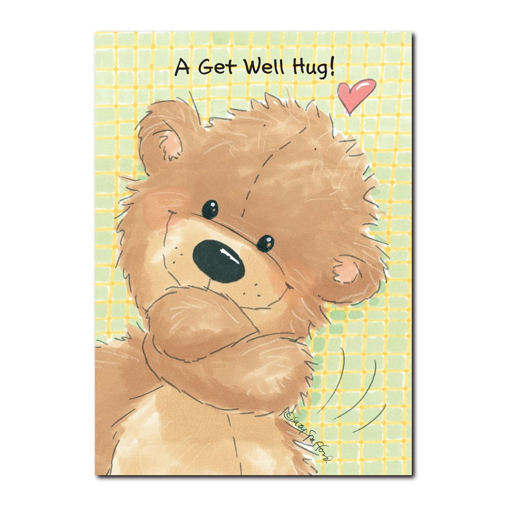 Get Well Hug Get Well Greeting Card - Walmart.com