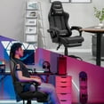 GTRACING GTWD-200 Gaming Chair with Footrest, Height Adjustable Office ...