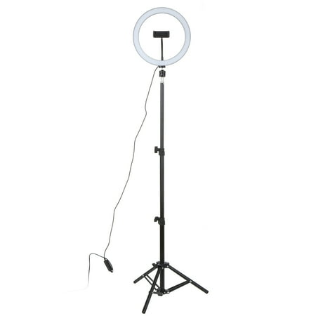 DC5V 7W LED Light Round Selfie Camera Lamp with Telescopic Tripod USB ...