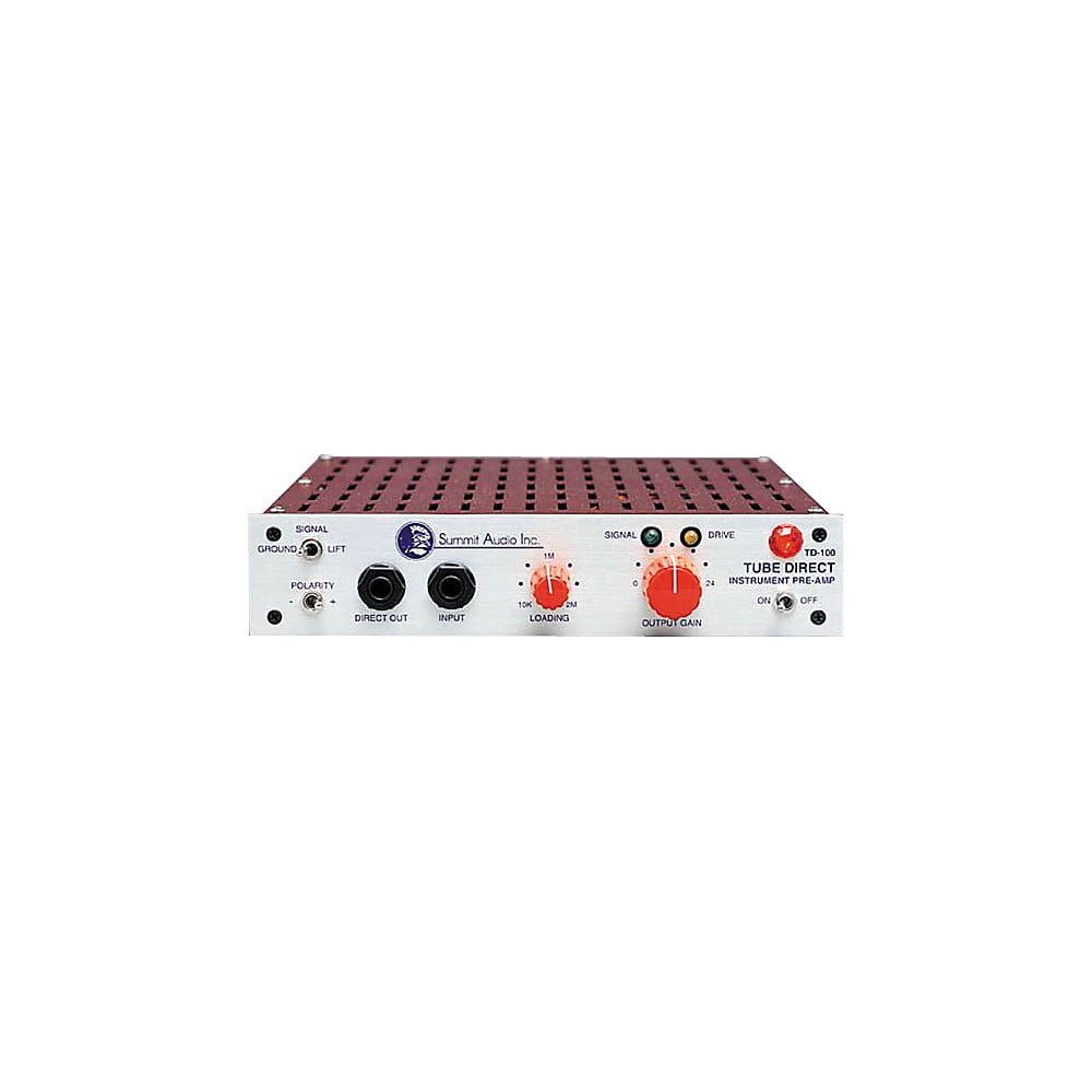 Summit Audio TD-100 Instrument Preamp and Tube Direct Box - Walmart.com ...