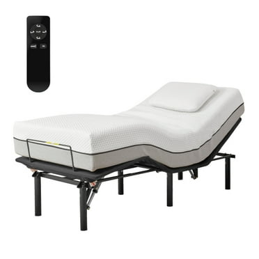 SunsGrove Twin XL Adjustable Bed Frame with Wireless Remote, Electric ...