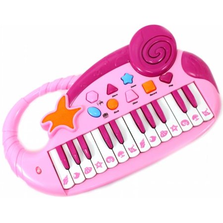 AZ Trading & Import PS90A Pink Kids Electronic Piano Keyboard with ...