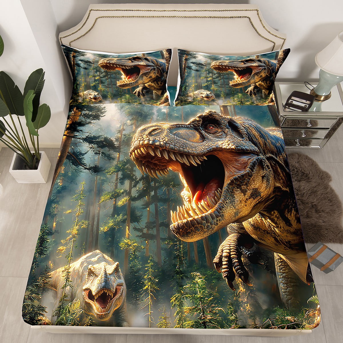 Click here for Yst Boys Dinosaur Bed Sheets Twin Size kids Toddle... prices