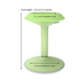 Learniture Adjustable-Height Active Motion Stool with Circular Seat ...