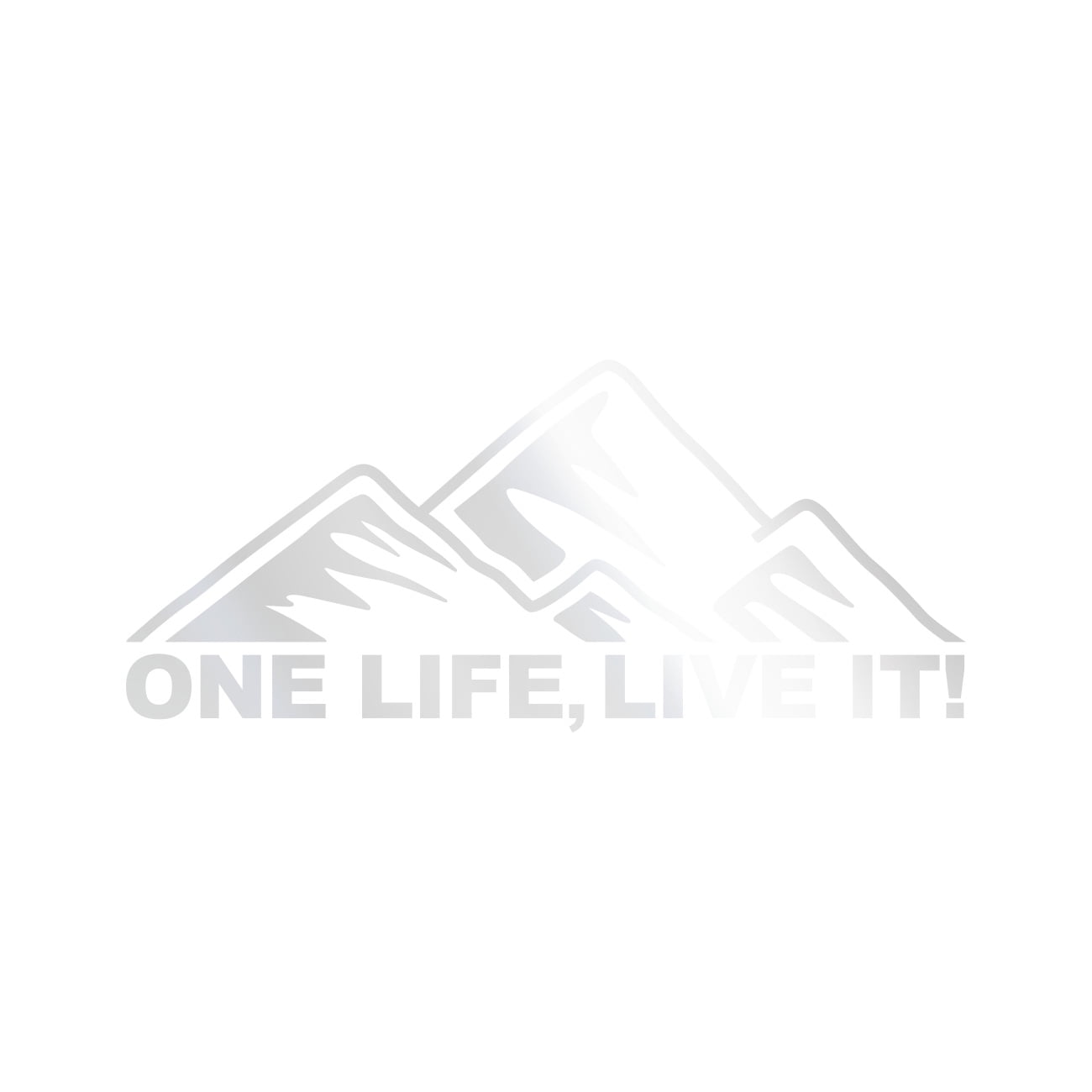 One Life Live It Sticker Decal Die Cut - Self Adhesive Vinyl ...