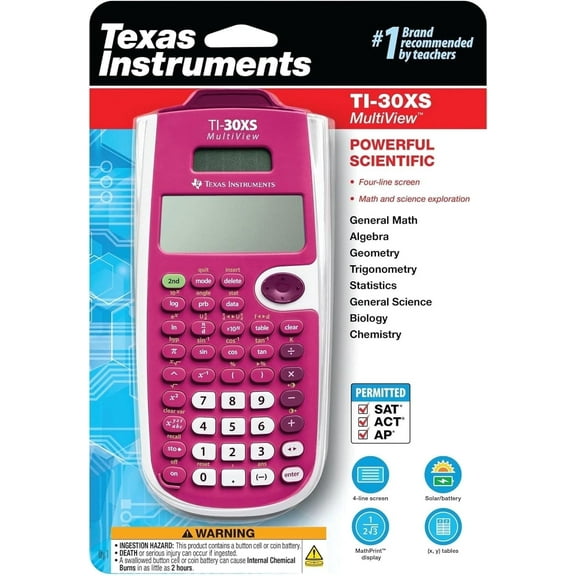 Texas Instruments - TI-30X Pro Mathprint Scientific Calculator Single ...