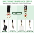 3 Pack Stretchy Scrunchie lanyards with Id Holder, Cute Retractable ...