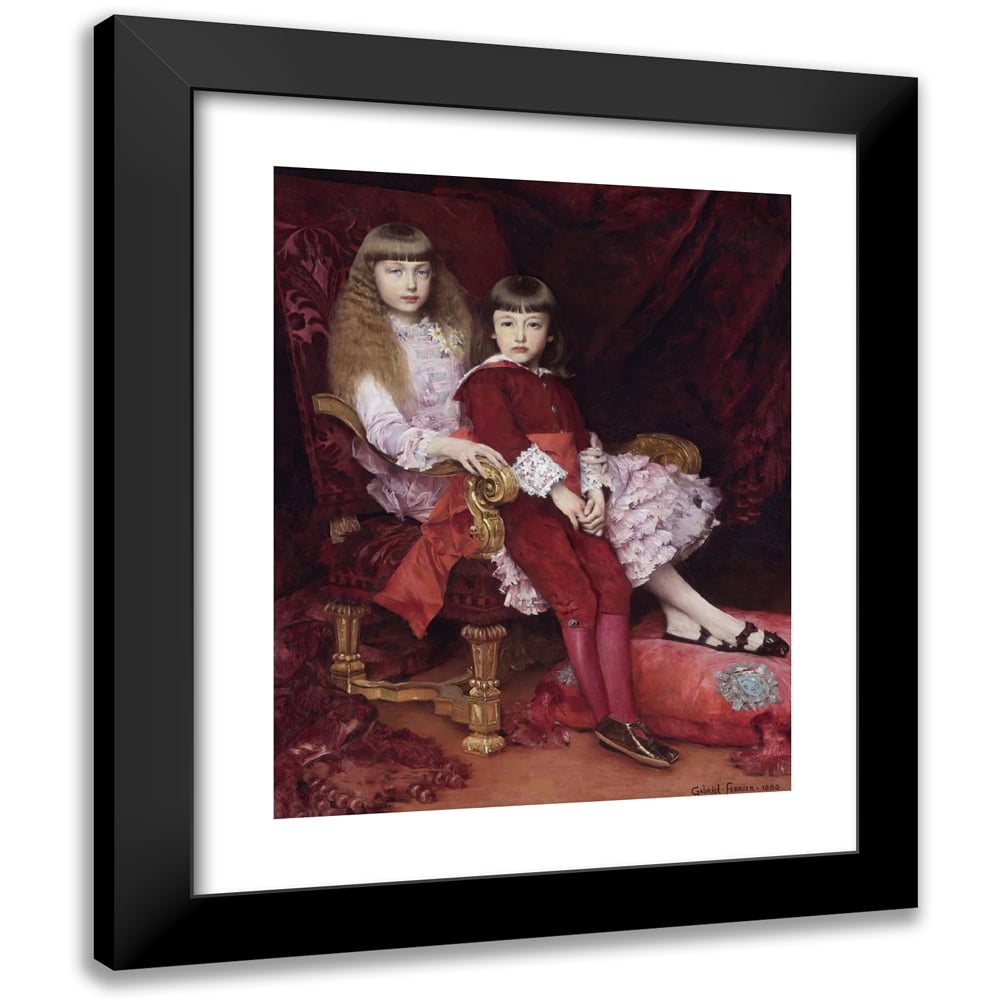 Gabriel Ferrier 15x18 Black Modern Framed Museum Art Print Titled ...