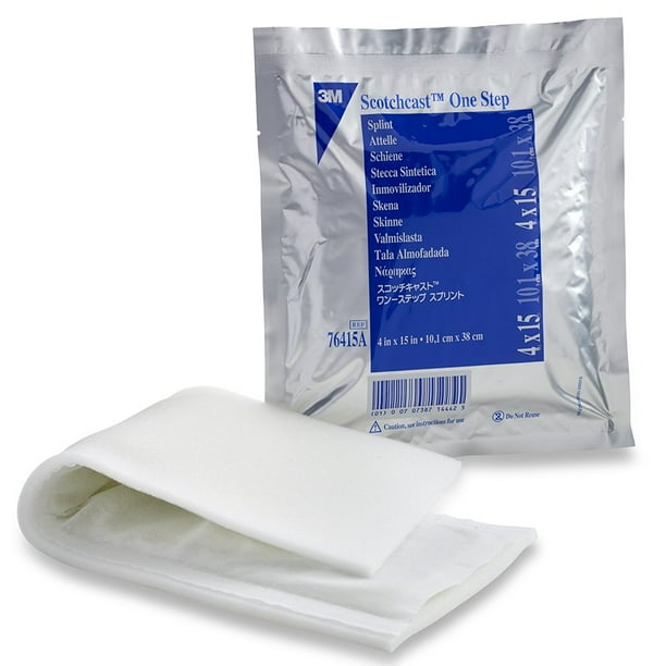 Cast Splint 3M Scotchcast One-Step 4 X 15" Fiberglass White (Box of 10 ...