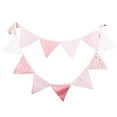 12pcs Colorful Garden Flower Pennant Mini Triangle Flag Banner Garland ...