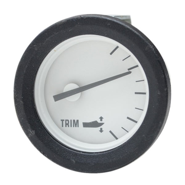 OMC Boat Trim Gauge 175615 | Evinrude Suzuki 2 Inch Black White ...