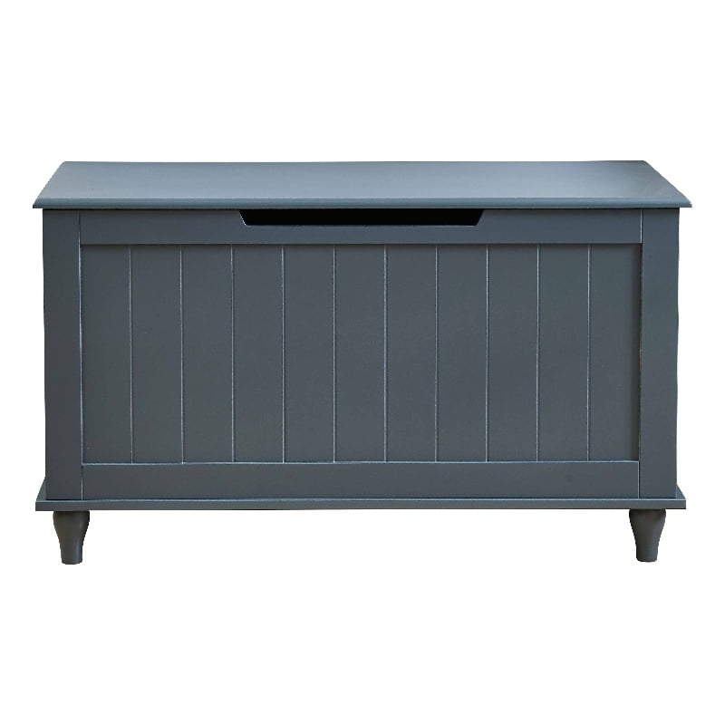 Milton Greens Stars Inc Modern Wood Lift-Top Storage Bench in Gray ...