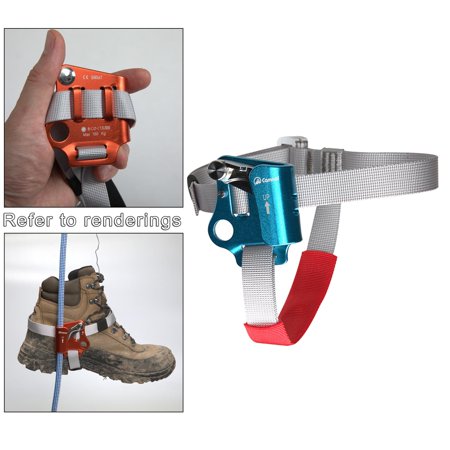 Rock Climbing L / R Foot Ascender Abdominal Mountaineering Riser ...