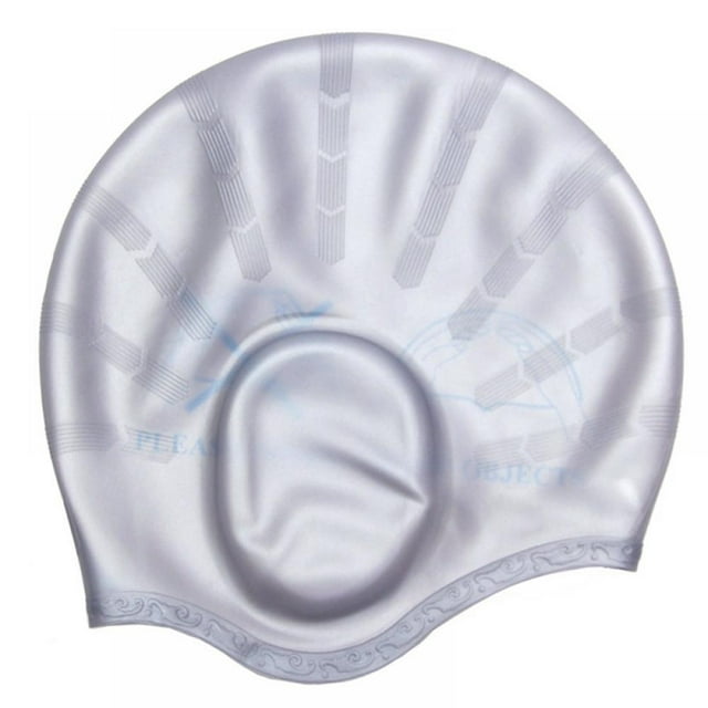 Swimming Caps For Men Women Long Hair Waterproof Swim Pool Cap Ear ...